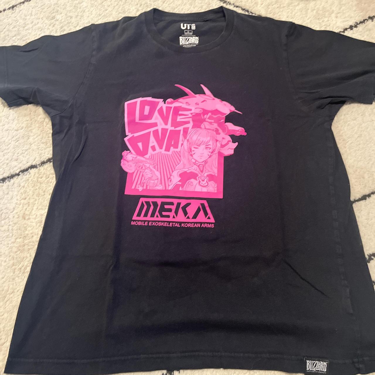 Uniqlo X overwatch Dva shirt - Depop