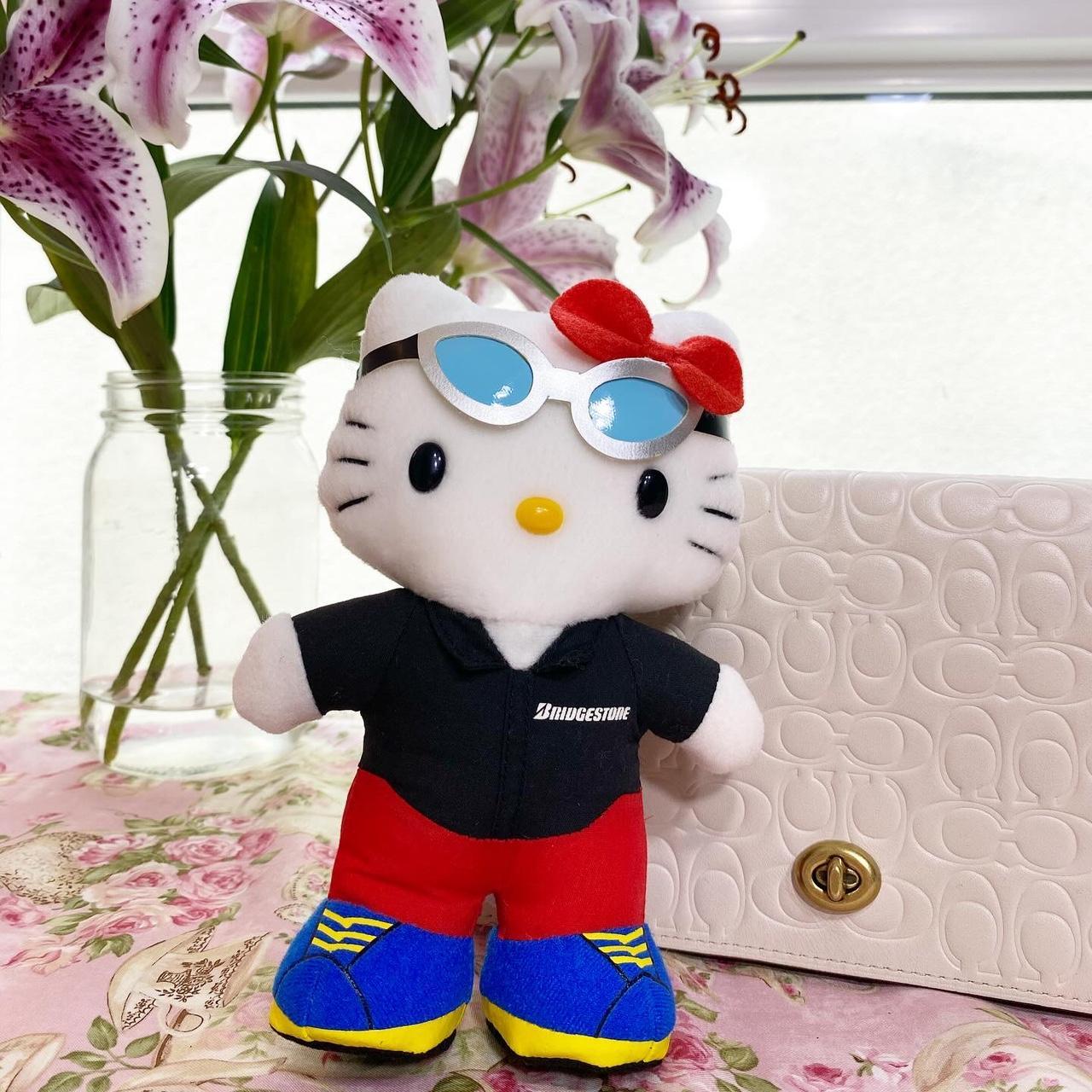 Hello Kitty Sanrio x Bridgestone plushie = mechanic... - Depop