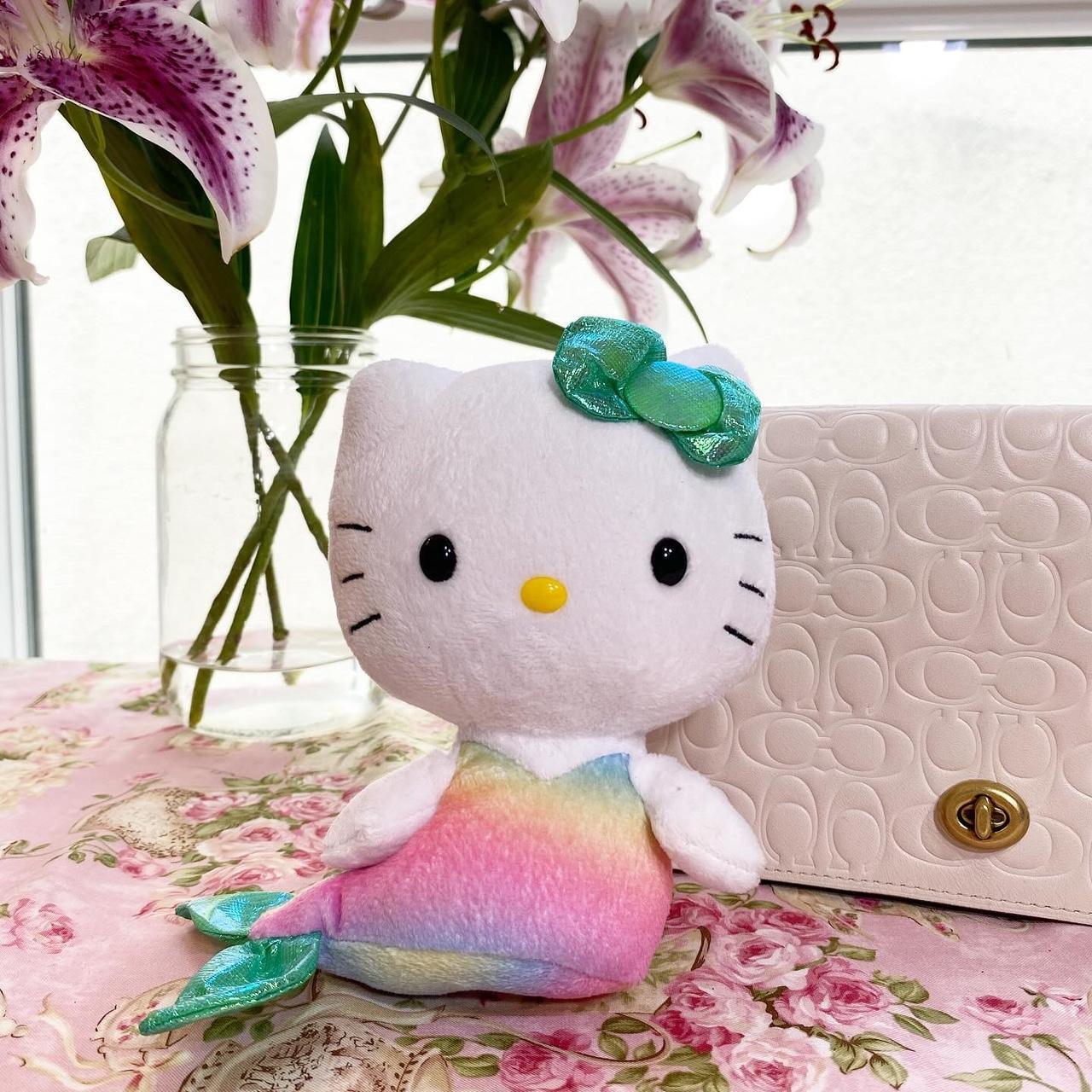 mermaid hello kitty plushie 🧜🏻‍♀️ #hellokitty #sanrio... - Depop