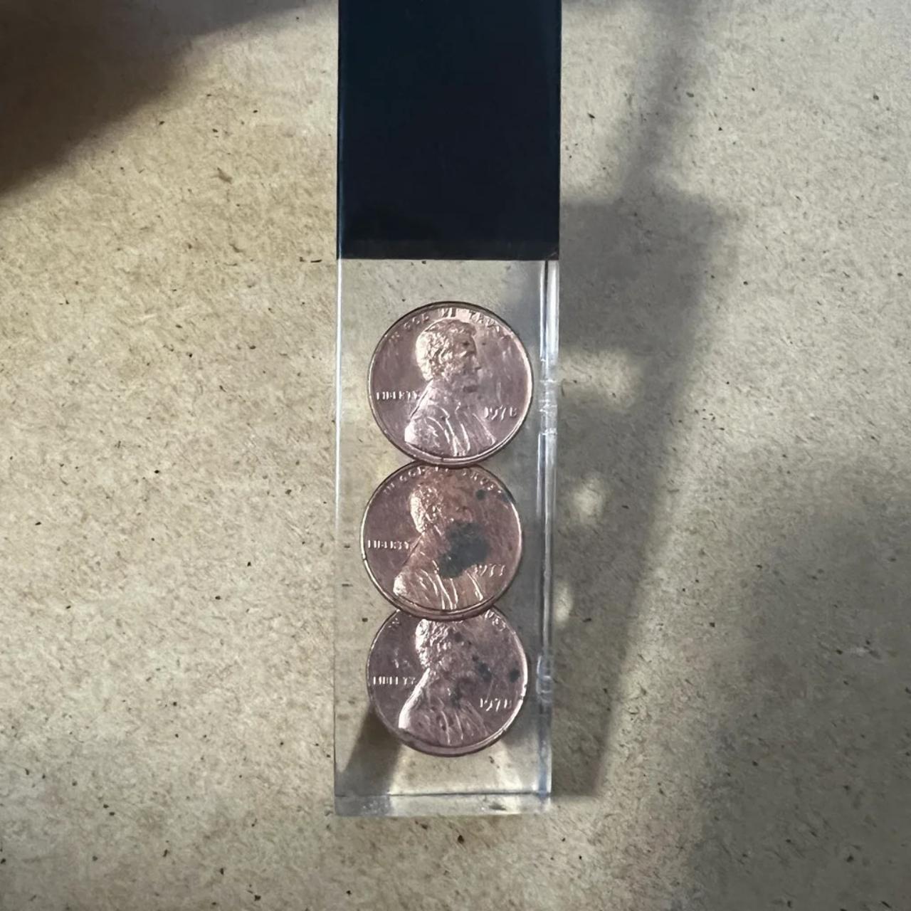 Penny letter opener/paper knife. 2 Pennies are 1978... - Depop