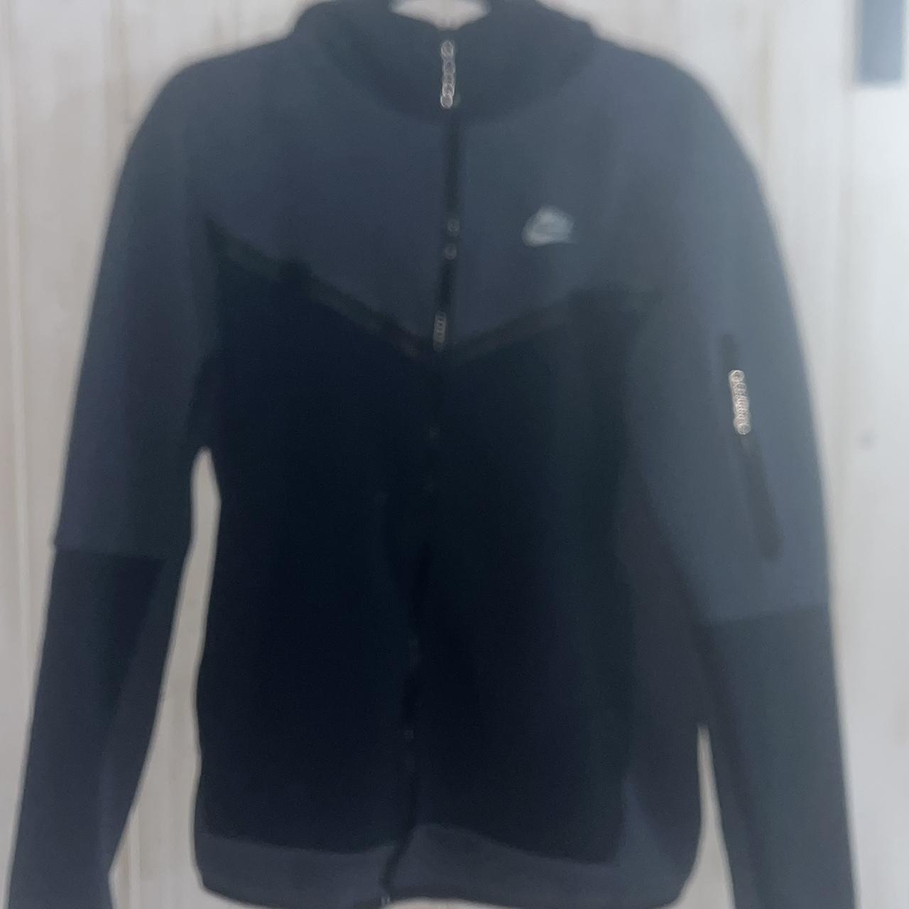 Navy Blue Tech Fleece hoodie and bottoms size... - Depop