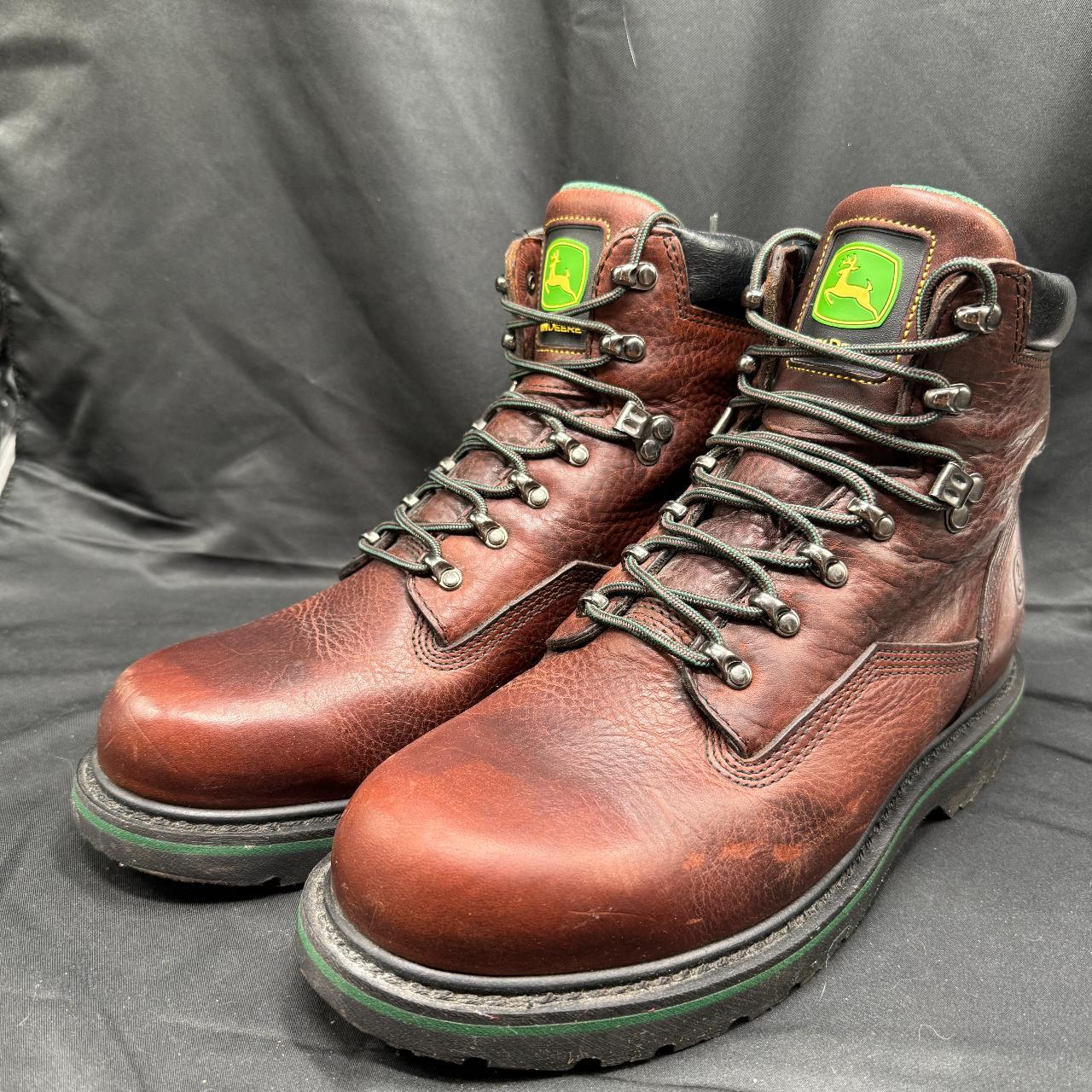 John Deere 6in. Waterproof Lace-Up Work Boots Brown,... - Depop