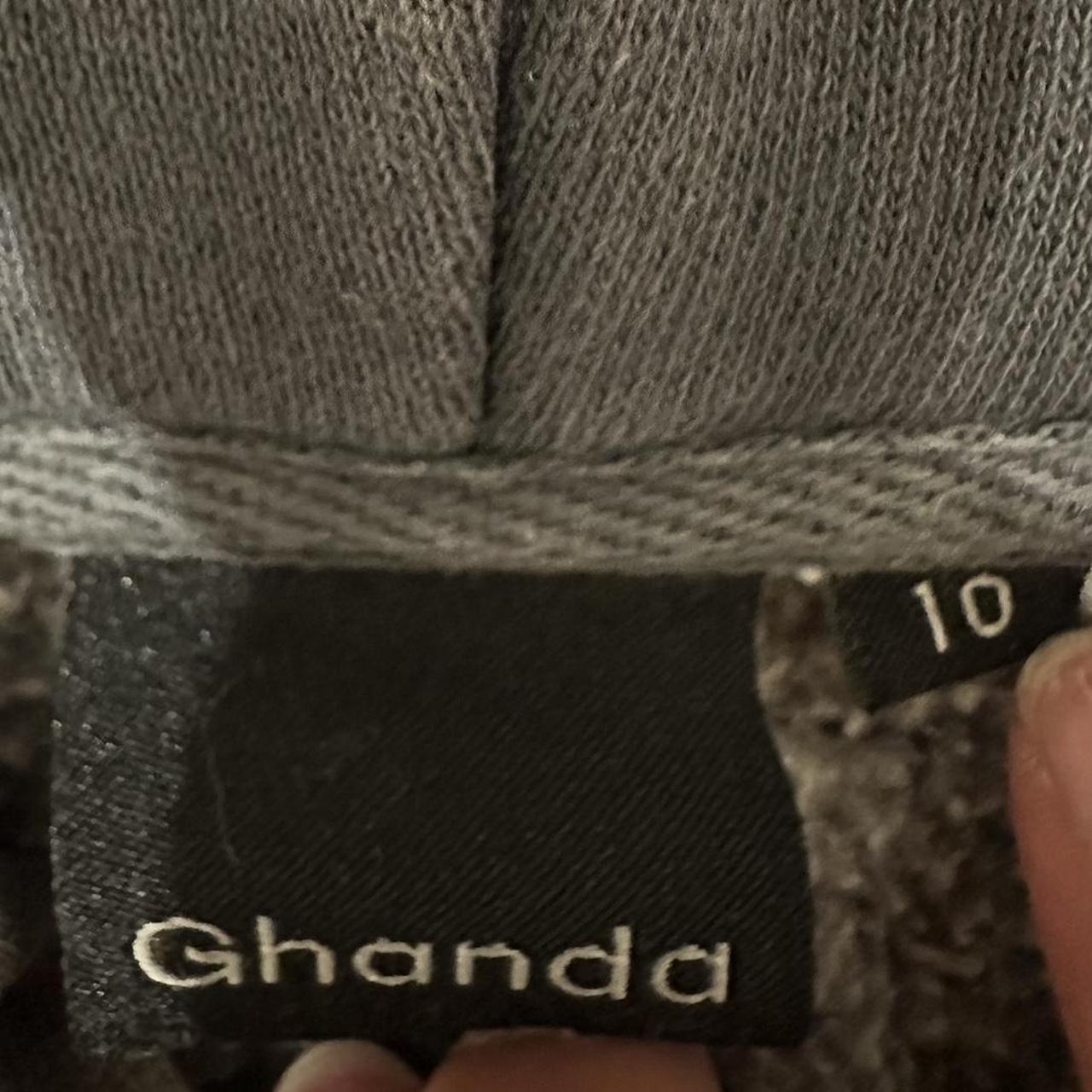 GHANDA Charcoal and green hoodie PRICE... - Depop