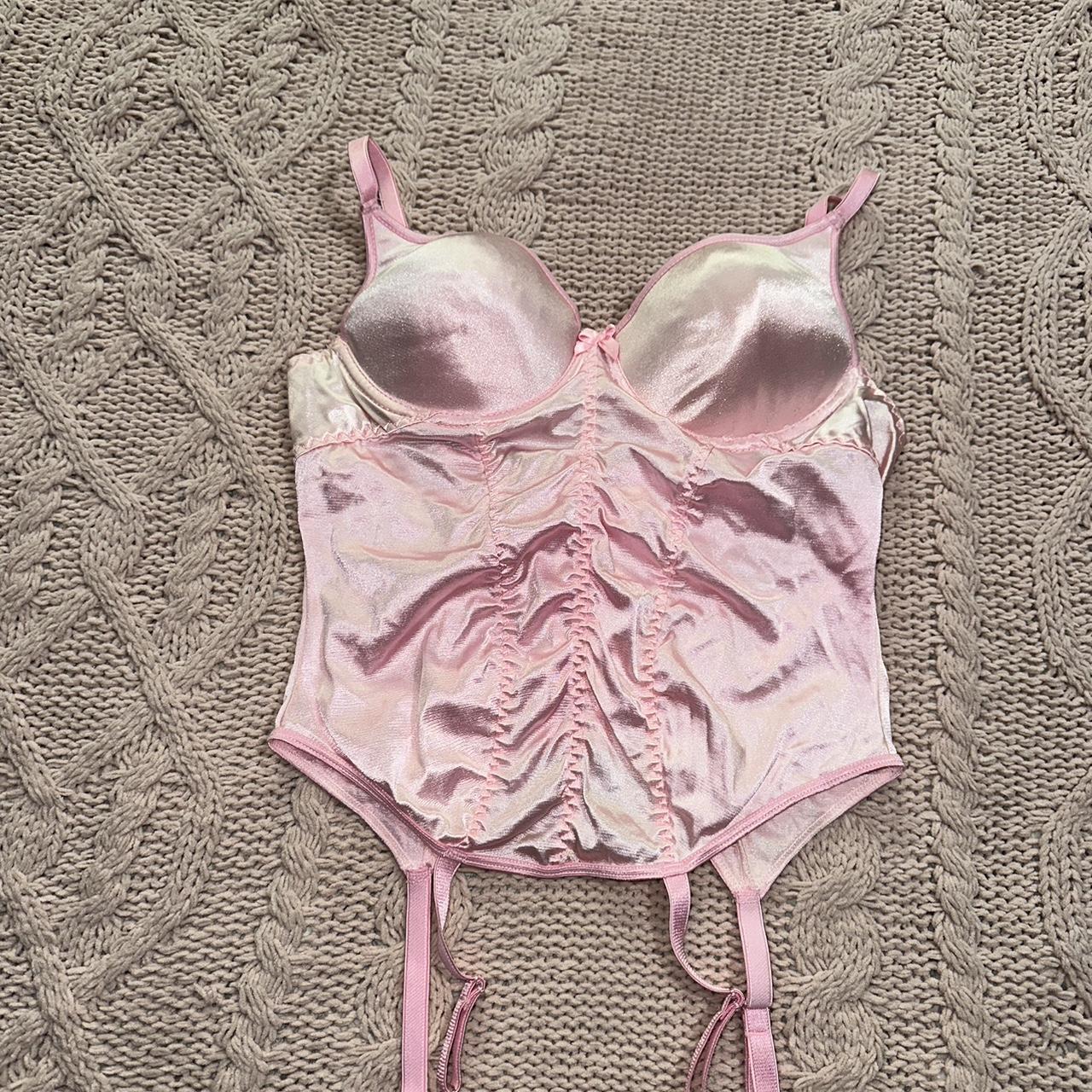 Escante Women's Pink Corset | Depop