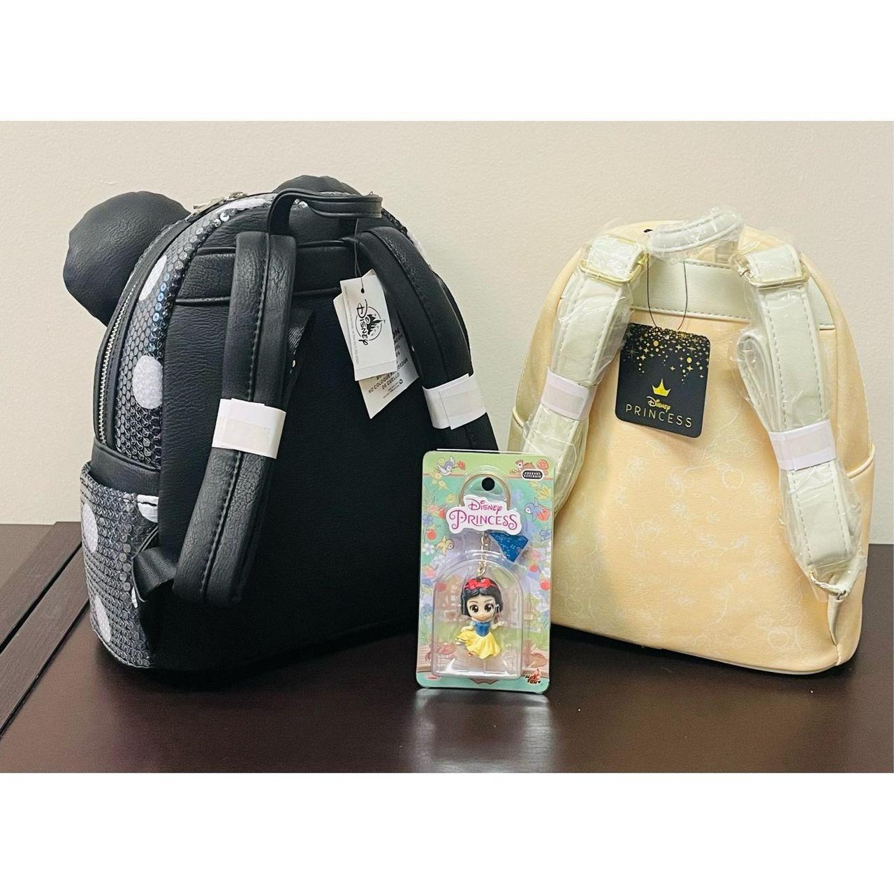 Snow White Loungefly backpack plus keychain 🍎 Up For... - Depop