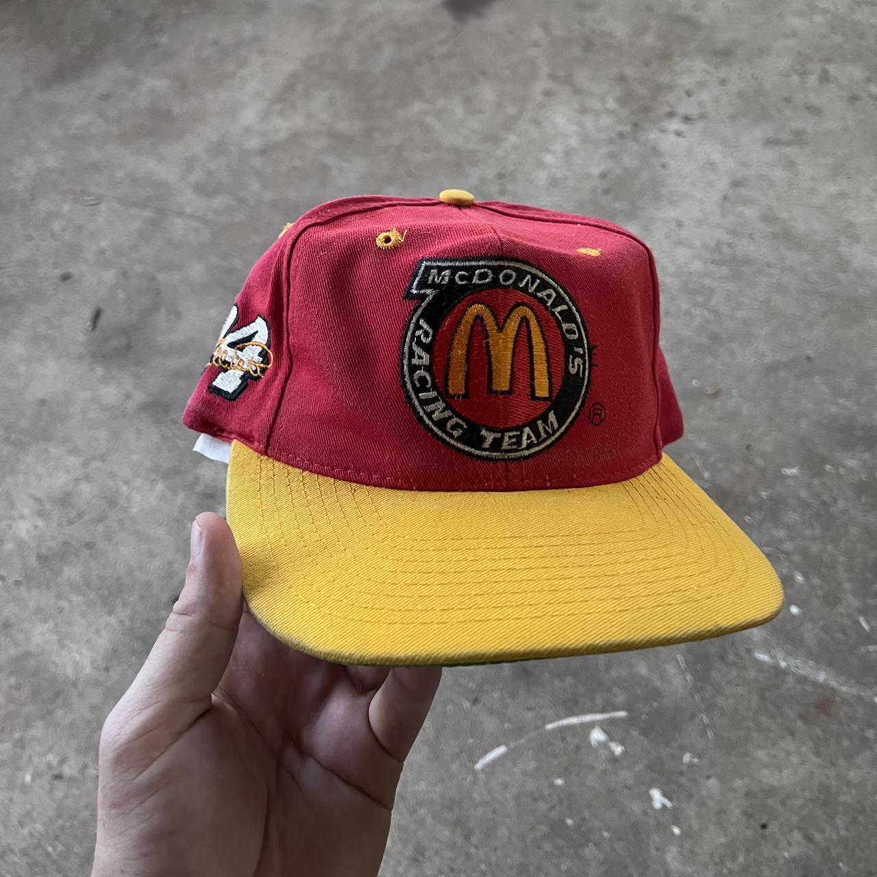 Vintage McDonald’s nascar racing hat - Depop