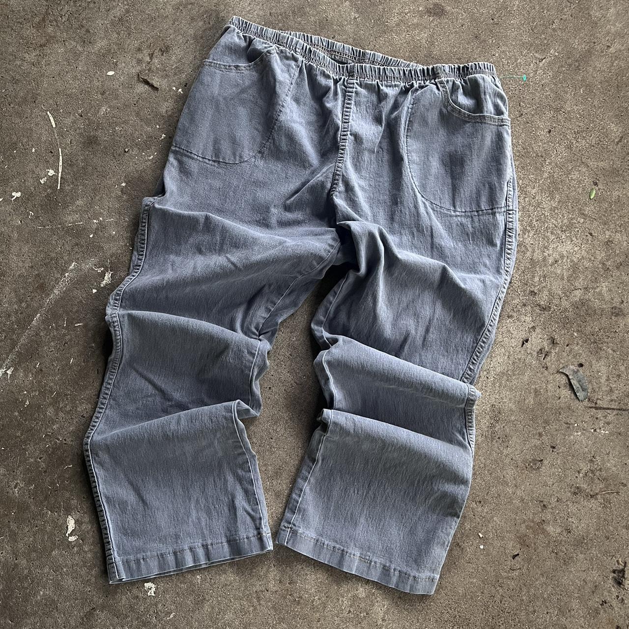 Grey wash pants - Depop