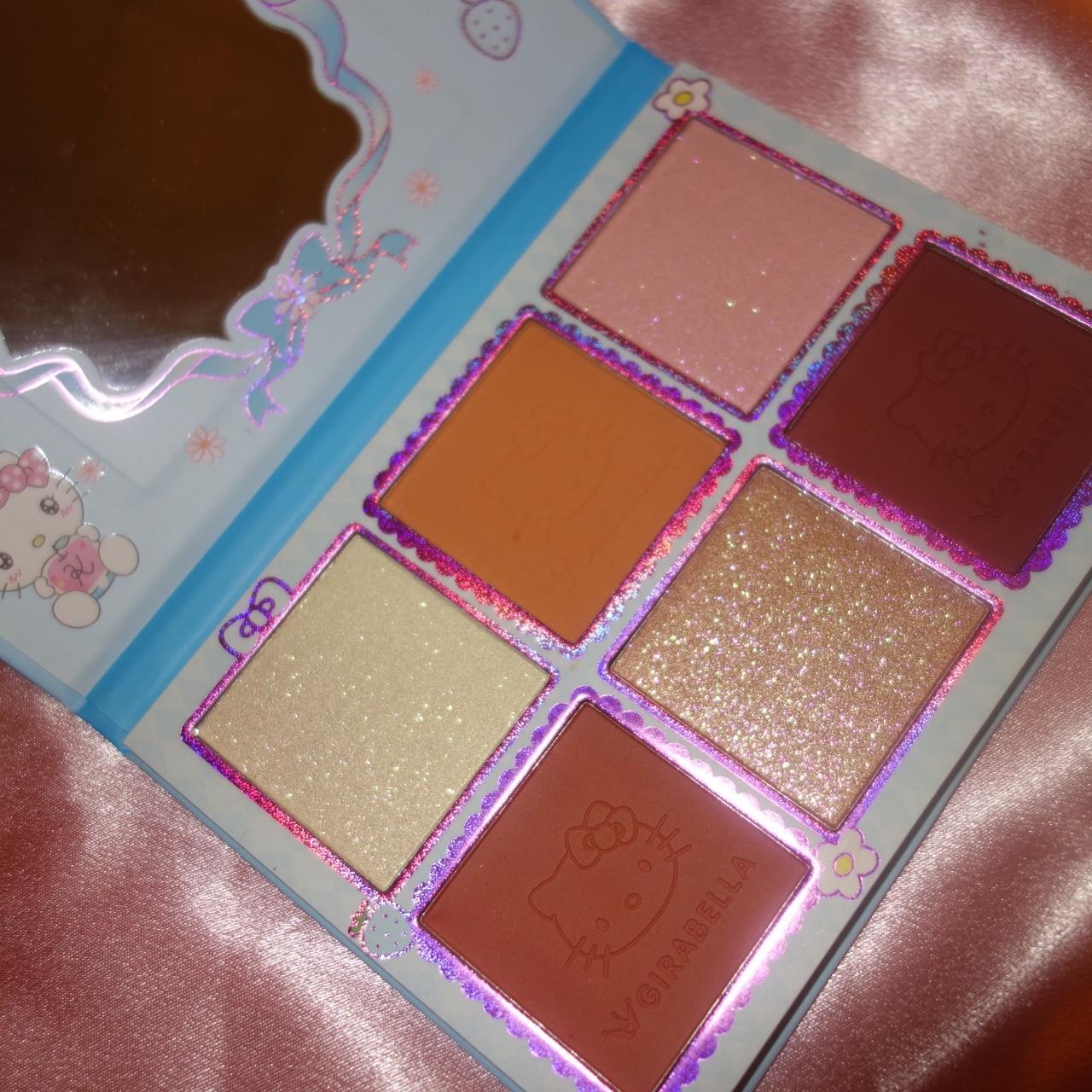 Hello kitty highlight & bronze palette NEW NEVER... | Depop