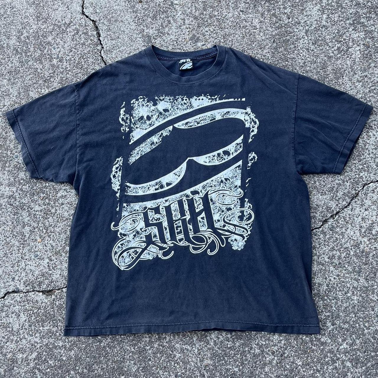 Y2K Cyber Grunge Skull SRH Shirt Size Xl #y2k... - Depop