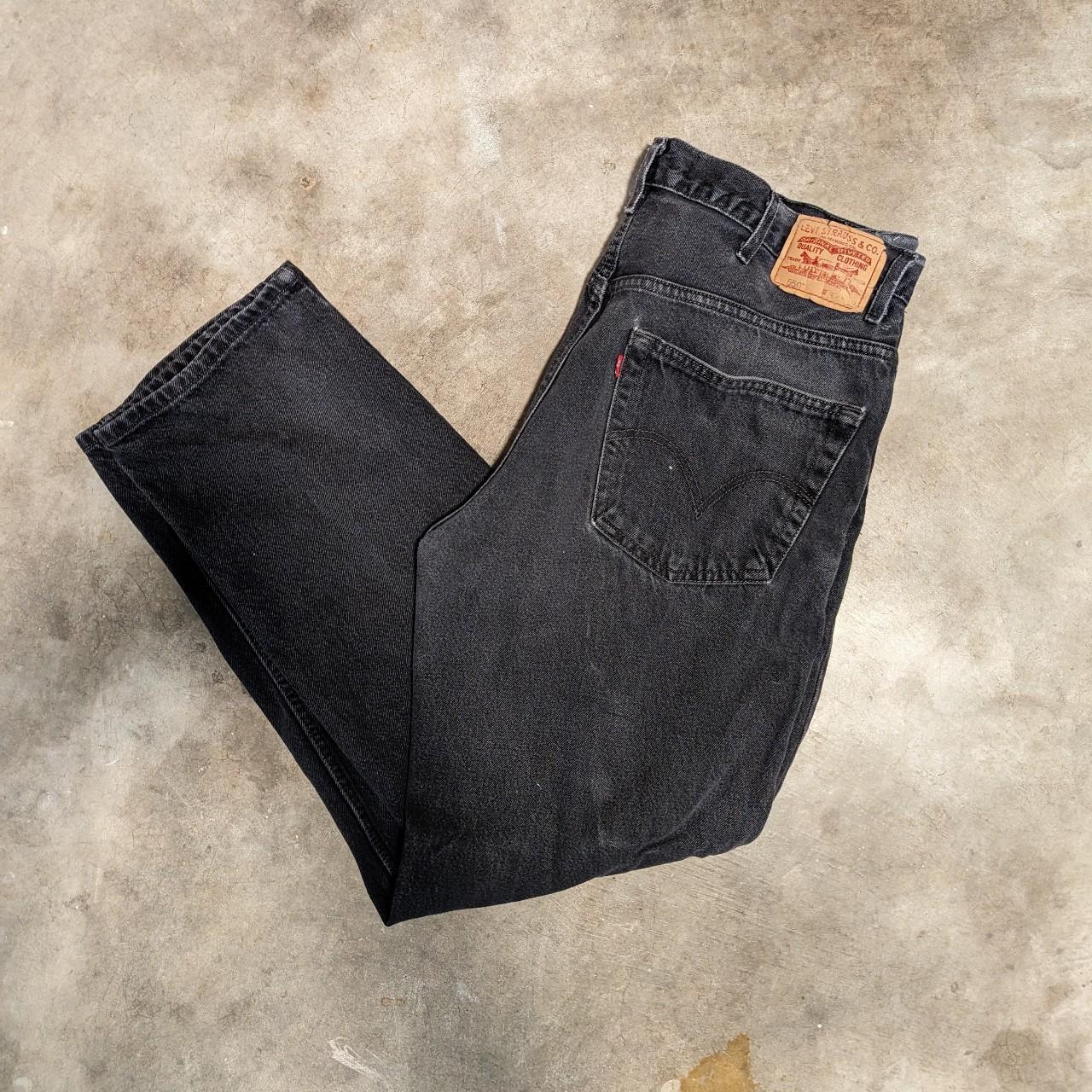Levi's Men's Black Jeans | Depop