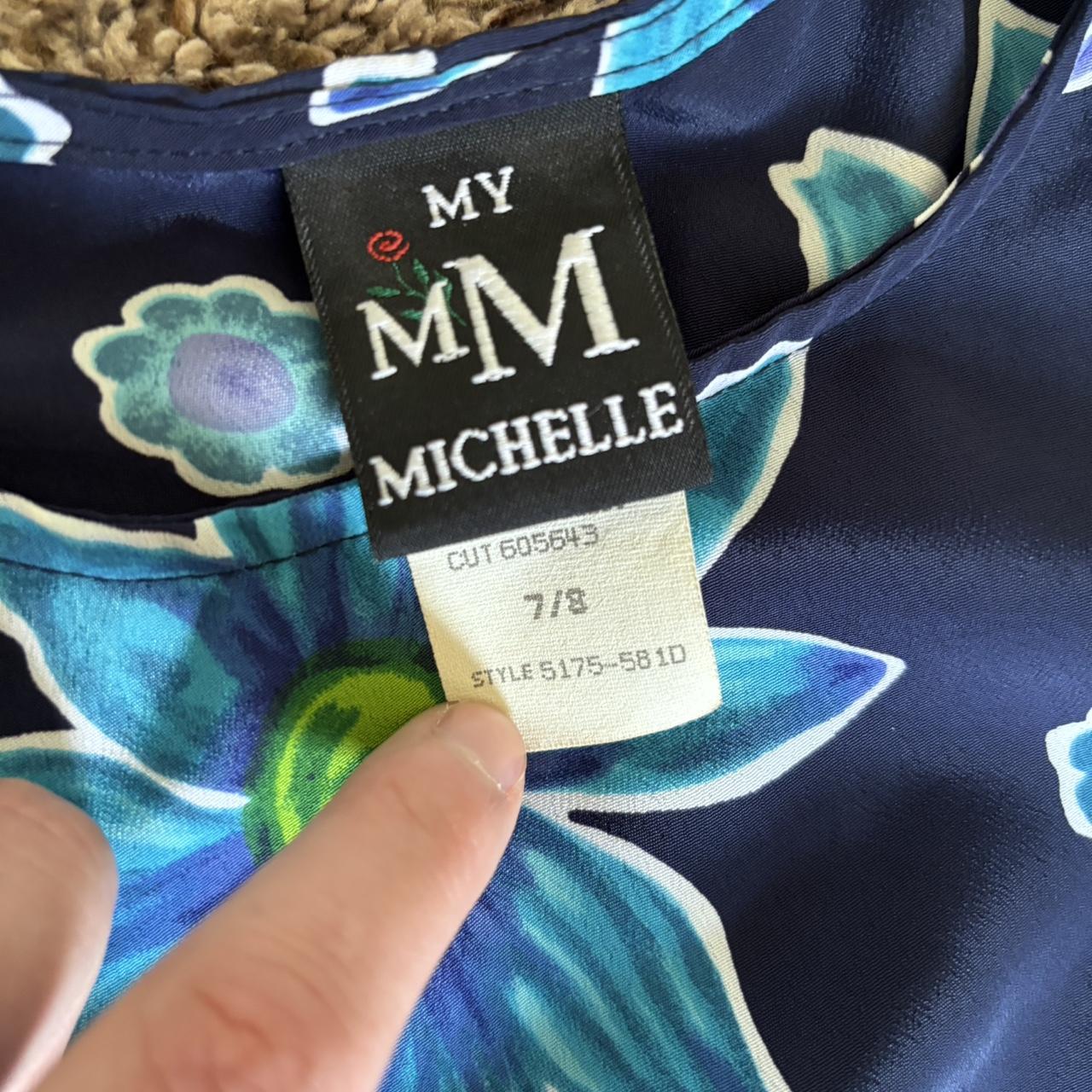 Vintage 90s Y2K My Michelle Maxi Floral Corset... - Depop