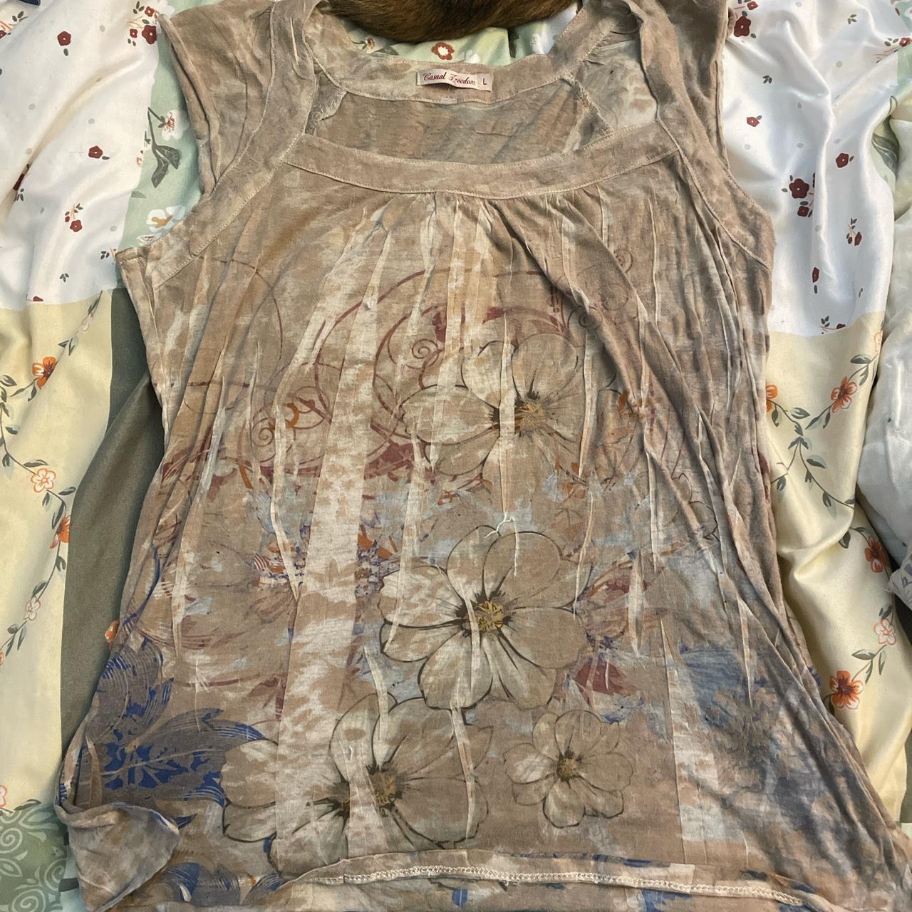 casual freedom y2k grunge style tank top !! i hate... - Depop