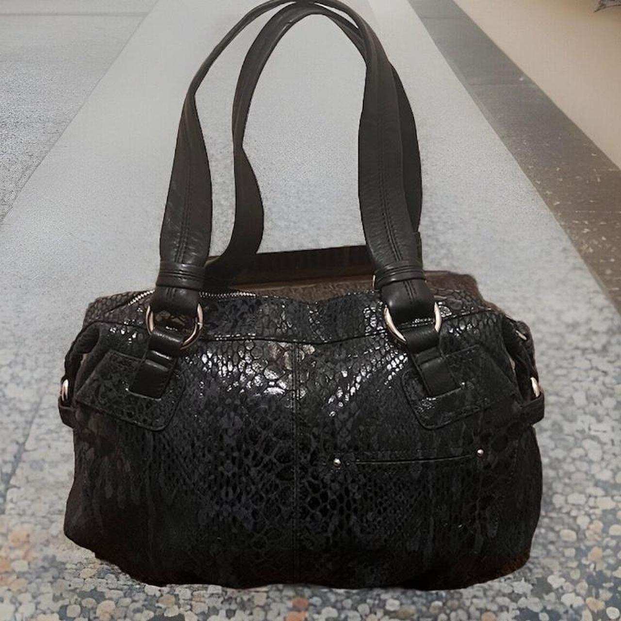Brand New With Tags B Makowsky Python Print Black... - Depop