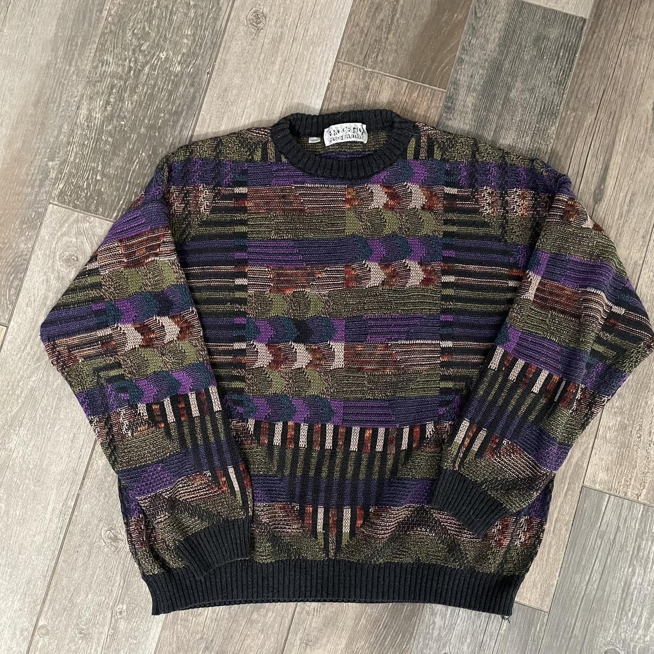 Vintage made in Italy sweater. Progetto. No size... - Depop