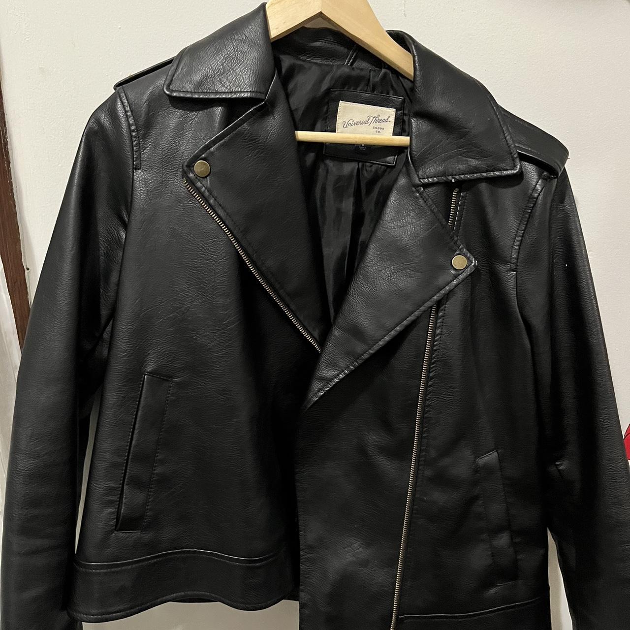 Leather Jacket Message me if you are interested 😊... - Depop