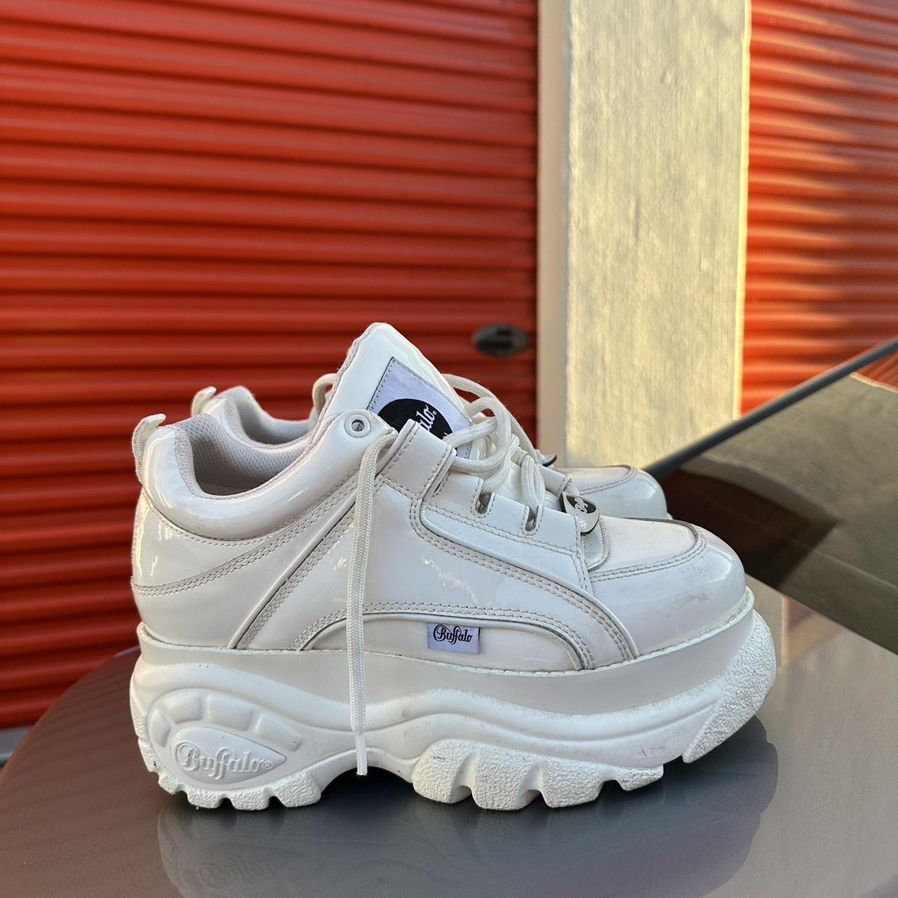 White Buffalo London platform trainers Very lightly... - Depop