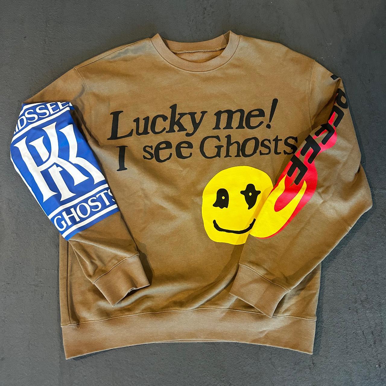 Camp Flog Gnaw Kids See Ghost Crewneck No Size Tag,... - Depop