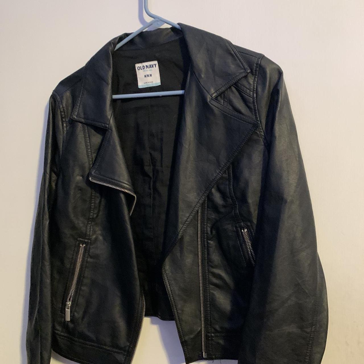 Old Navy Women's Black Jacket | Depop