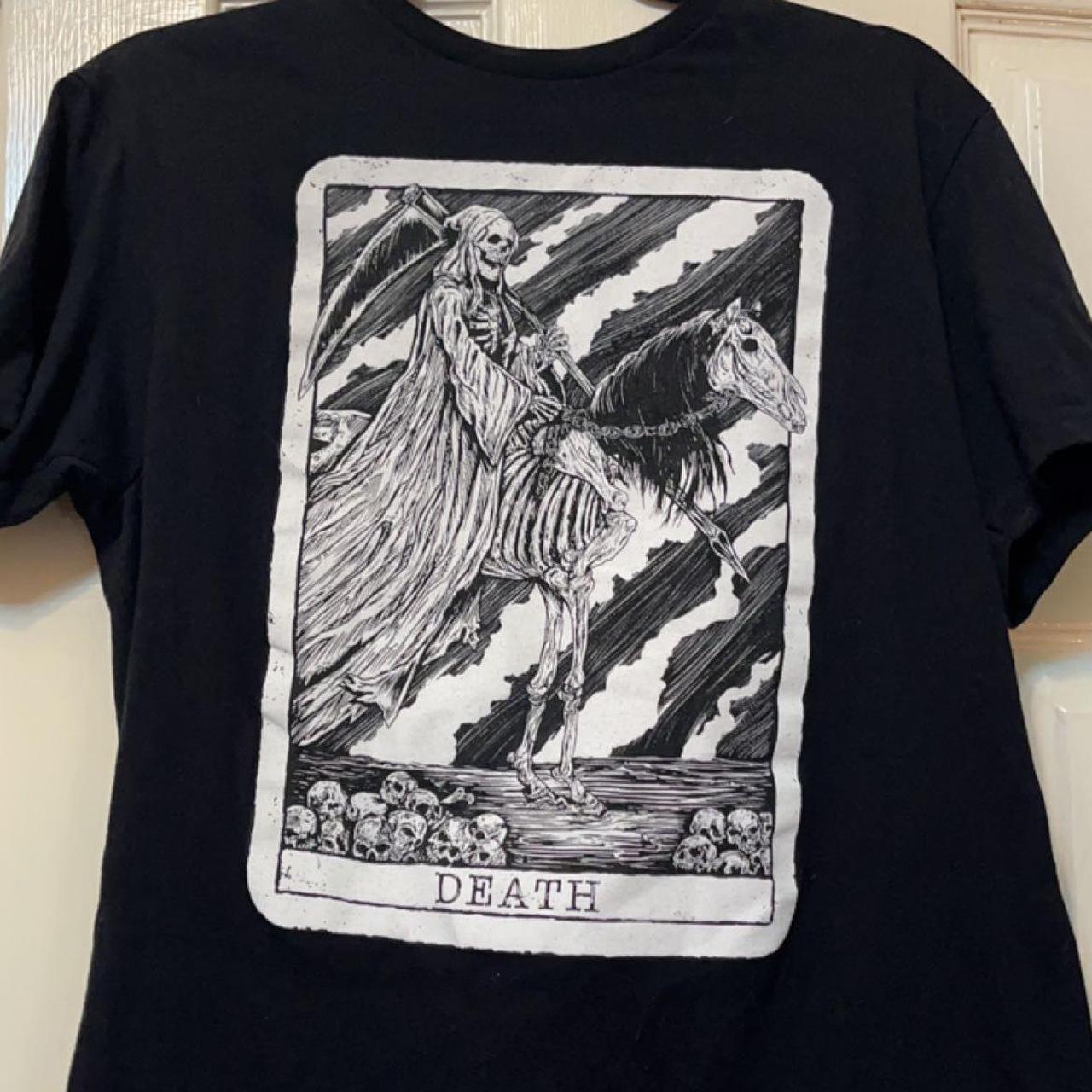 Very goth shirt from Spencer’s. Brand new never worn... - Depop