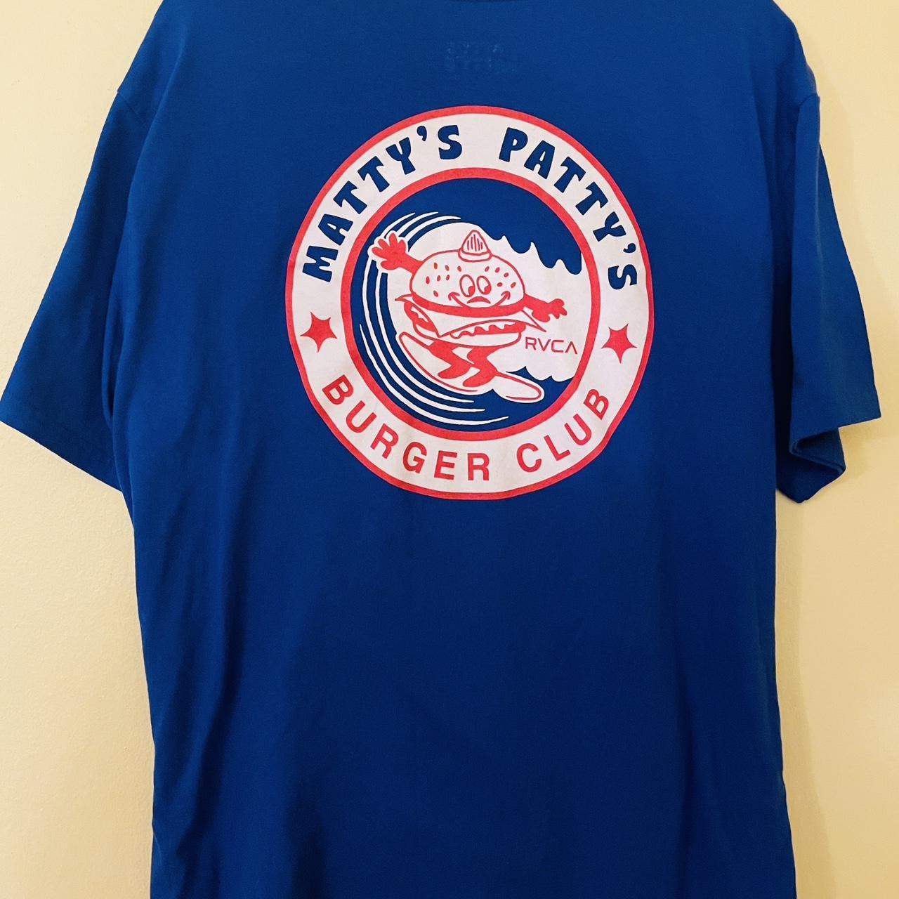 RVCA X Matty Matheson Matty’s Patty’s Burger Club T... - Depop