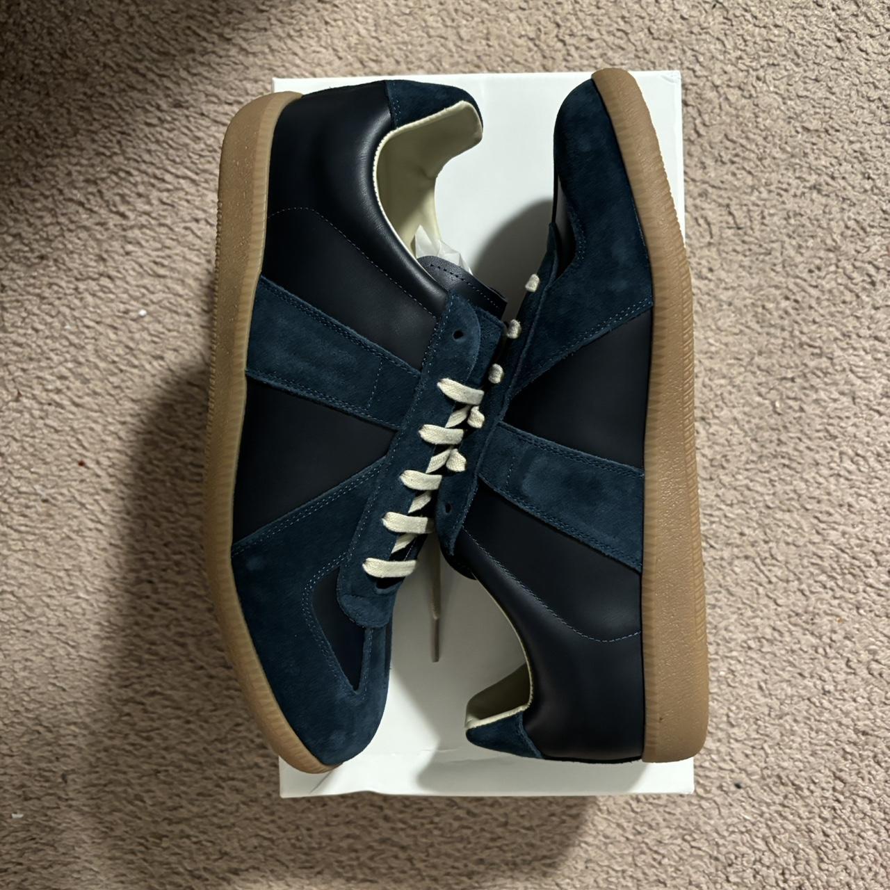 Navy Blue Maison Margiela Gats Size 9 Ships Same day... | Depop