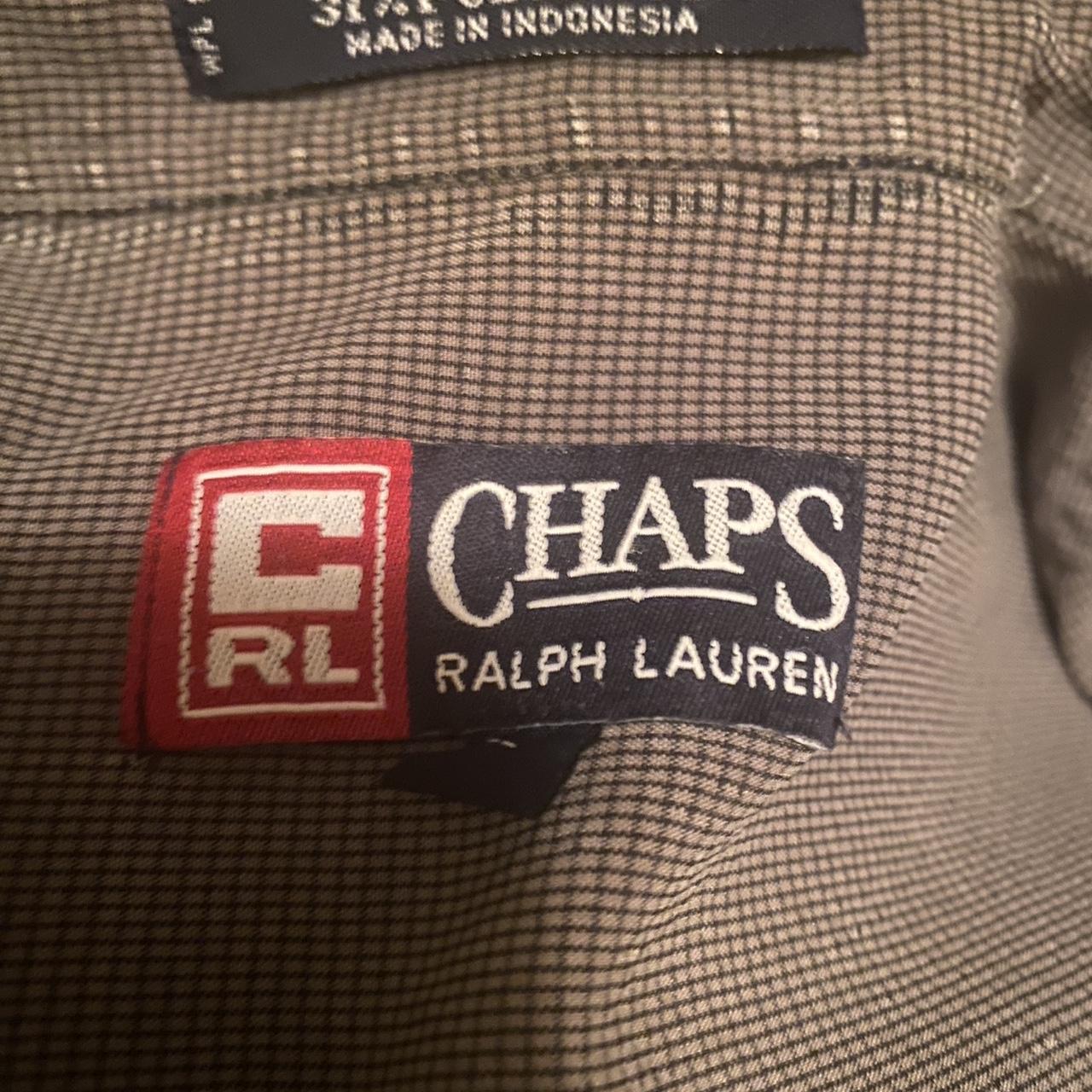 Chaps, Ralph Lauren button up with small paint marks... - Depop