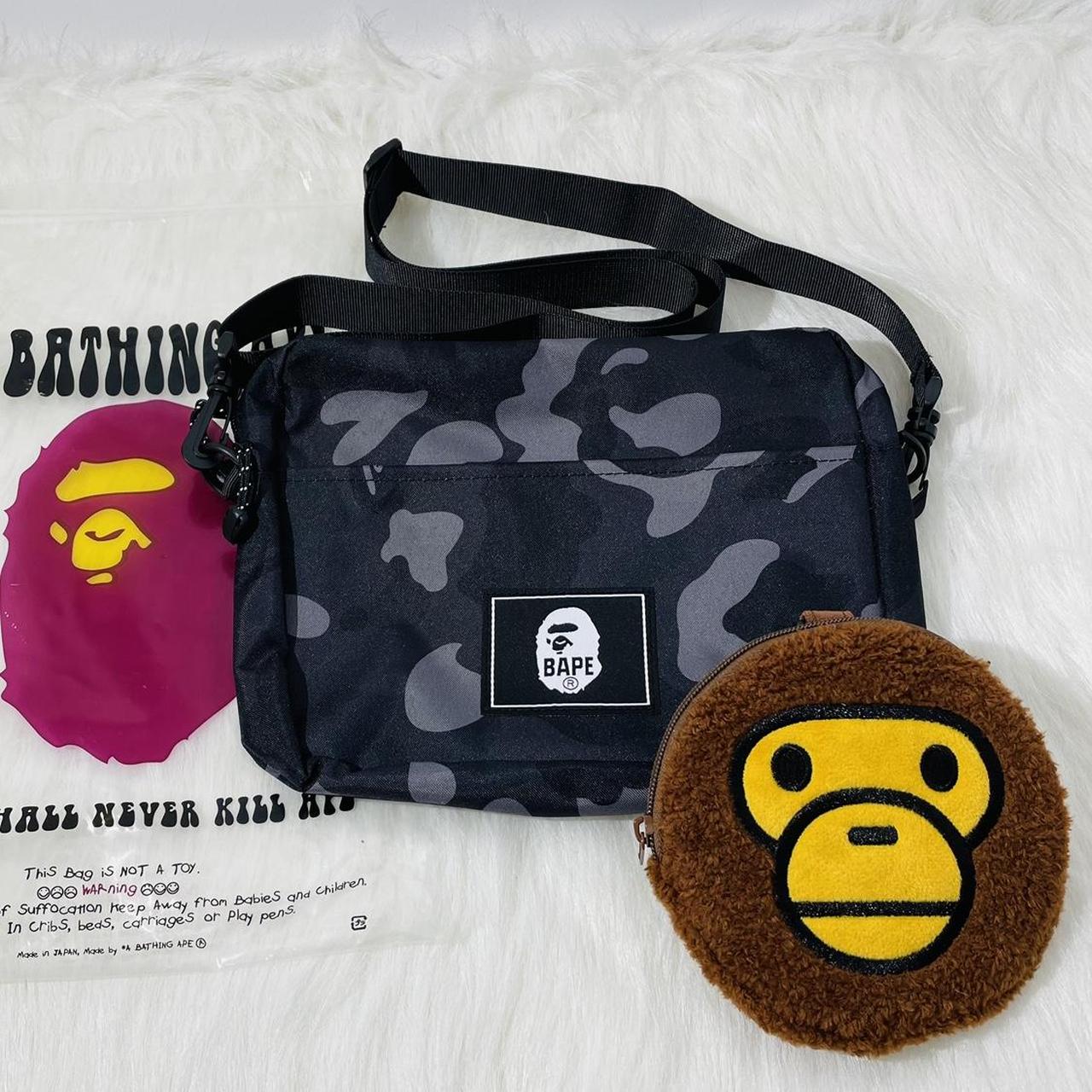 BAPE Men's Black Bag | Depop