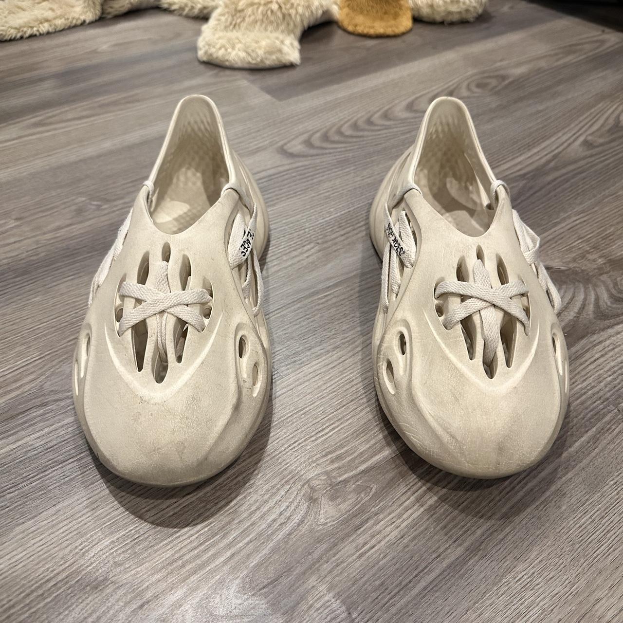 Yezzy foam runners Bone color. Size 12 fits like... - Depop