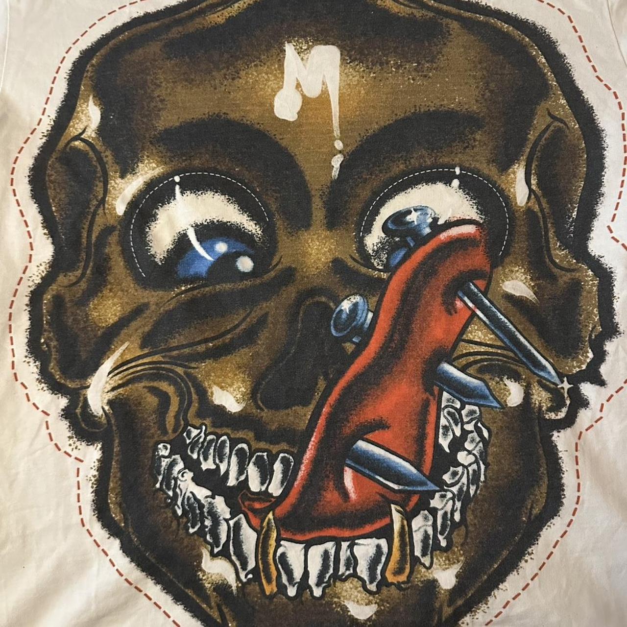 Octavious Marks Jumbo Skull Shirt Size L (22x28)... - Depop
