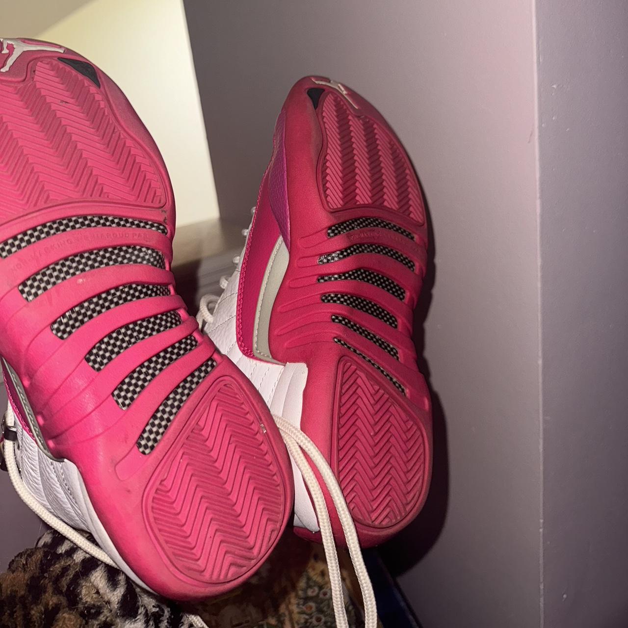 Authentic Jordan 12s "Valentines Day" 3.5Y = 5... - Depop