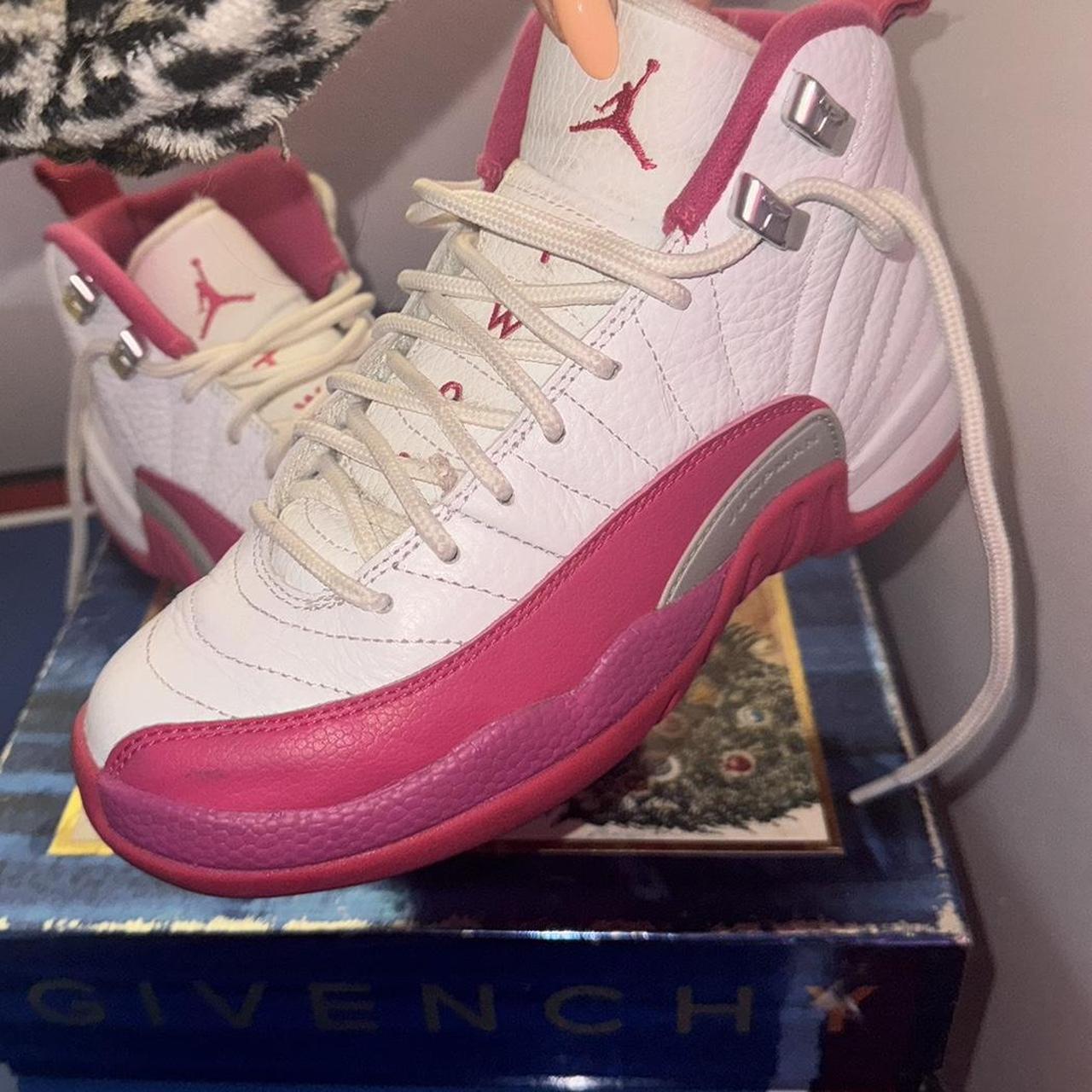 Authentic Jordan 12s "Valentines Day" 3.5Y = 5... - Depop