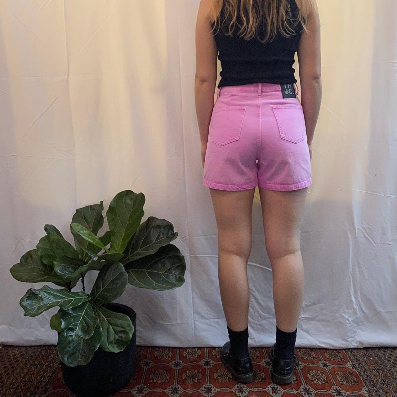 AFENDS HOT PINK DENIM SHORTS 🥵 BRAND NEW WITH... - Depop