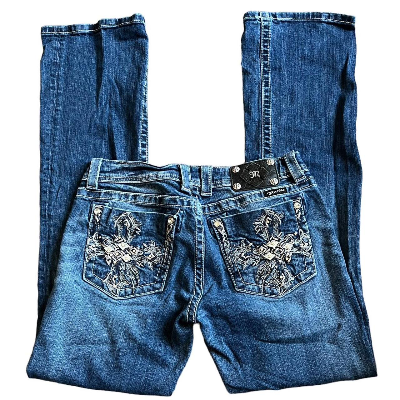 🖤☠️Bootcut Miss Me jeans☠️🖤 Size: 30 Miss me... - Depop