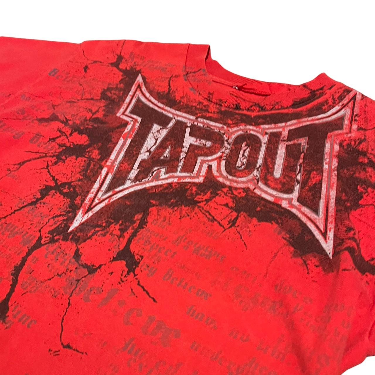 Tapout aop shirt * 2000s rare tapout grunge aop m... - Depop