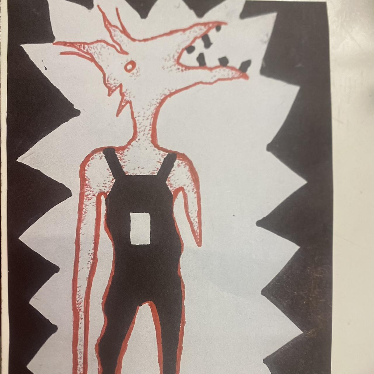 Creature Stipple Art Piece 11x14" Matte Printed... - Depop