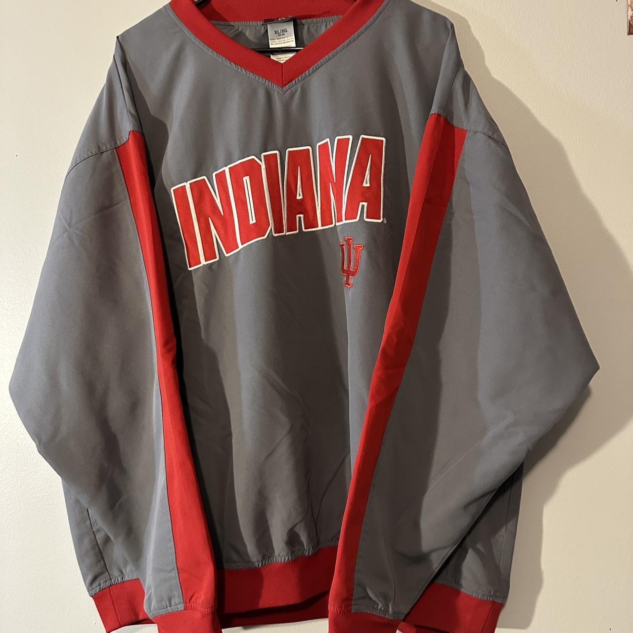 Men’s XL INDIANA IU embroidered sports pullover.... - Depop
