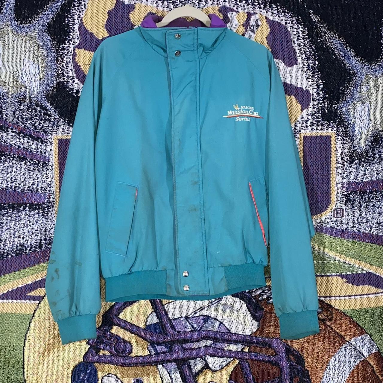 VTG 80s/90s Winston Cup Nascar Racing Jacket 100%... - Depop
