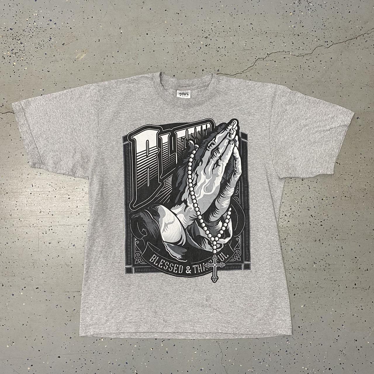 Y2K/90s Jesus Tee 100% Authentic Size:... - Depop