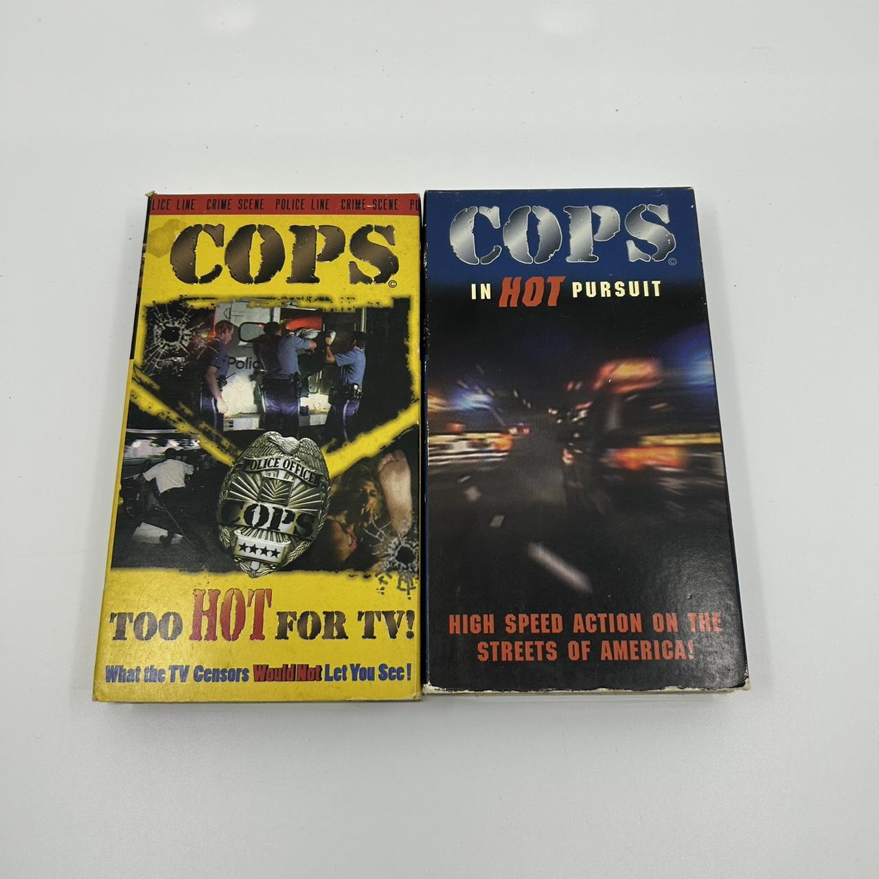 Cops VHS Tapes: Hot Pursuit and Too Hot For TV... | Depop