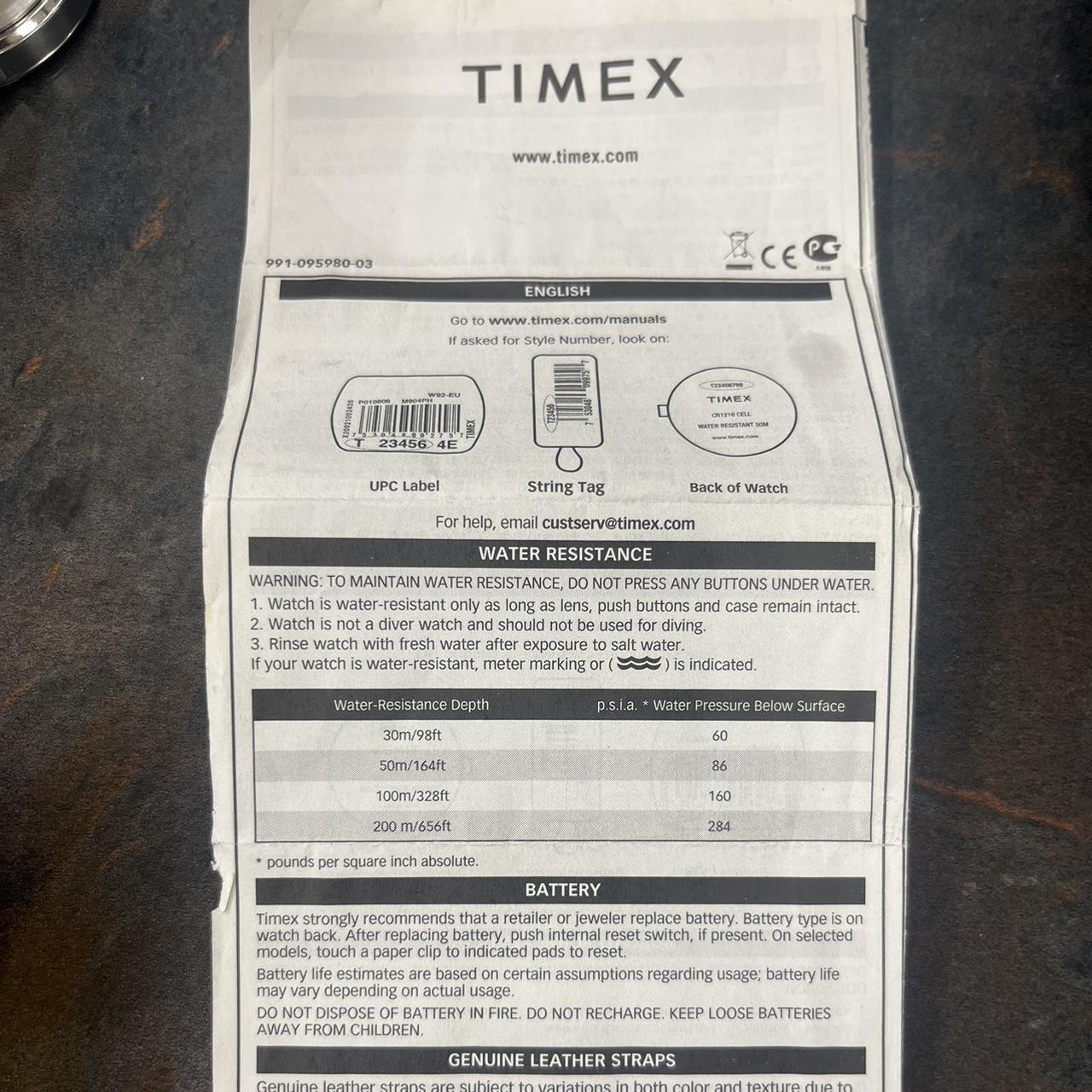 Timex Men's Silver Watch | Depop