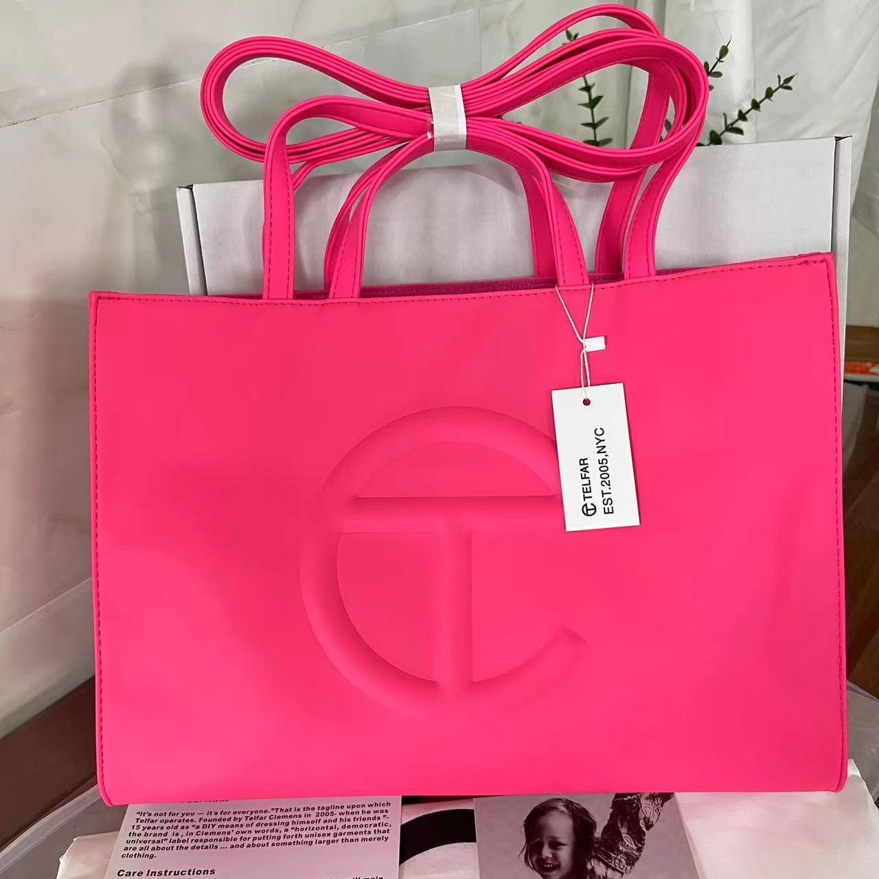 Telfar Small Shopping Bag - Azalea - Never Worn -... | Depop