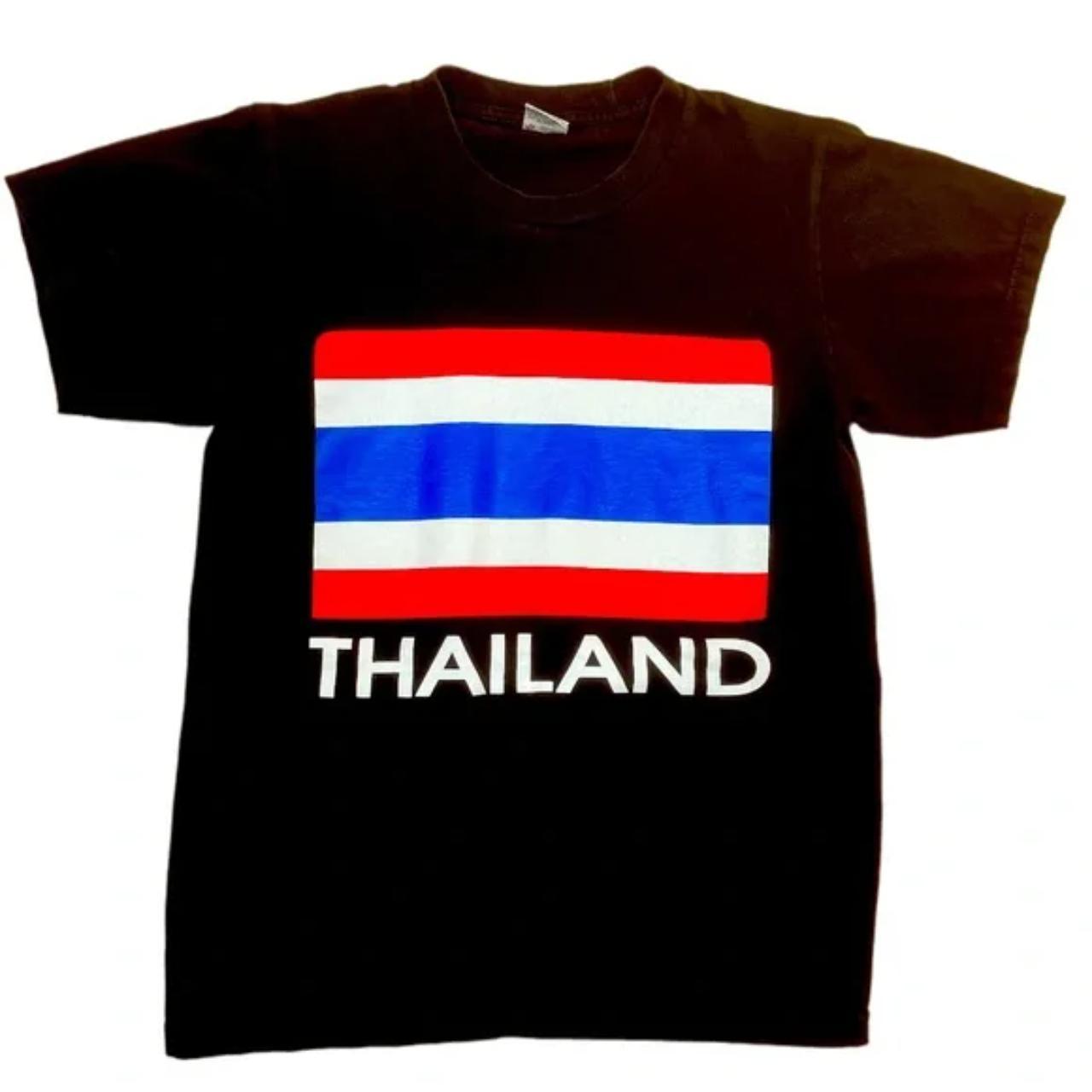 VINTAGE THAILAND TEE Print on Front and Back Say... - Depop