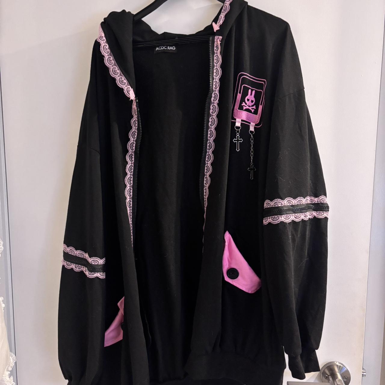 ACDC RAG Japanese designer black and pink bunny... | Depop
