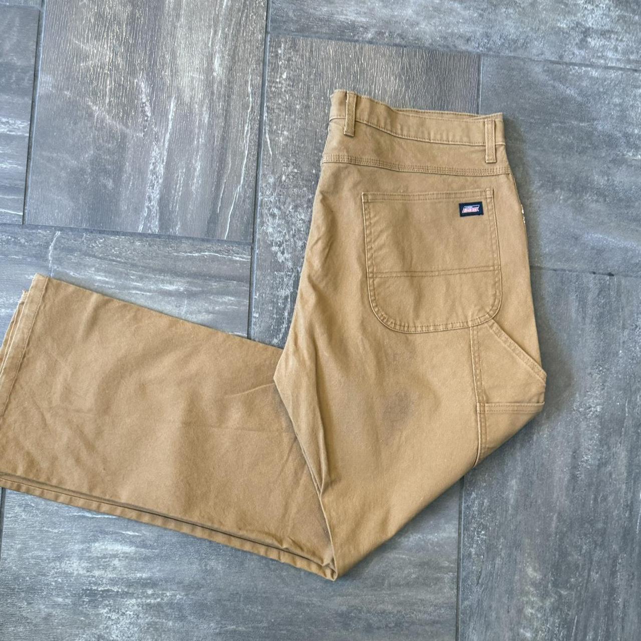 Dickies tan carpenter pants - great for work or... - Depop