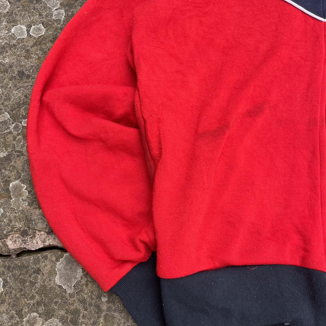 Beautiful vintage late 80s Nike tag red and navy... - Depop