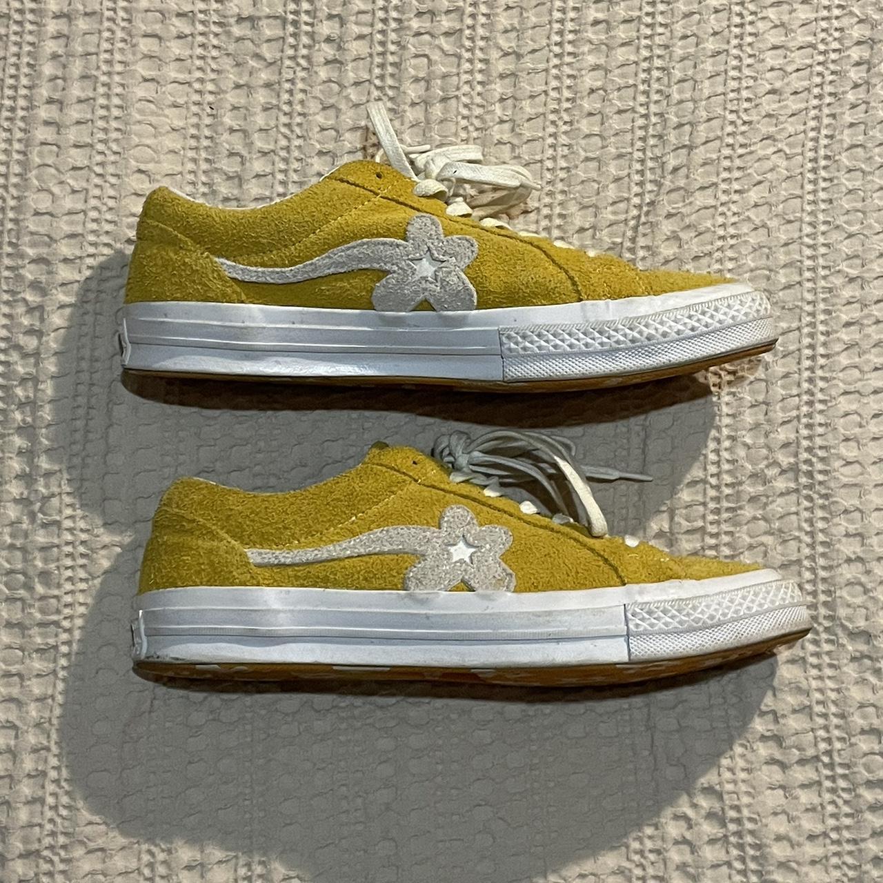 Yellow Golf Le Fleur shoes official tyler the... - Depop