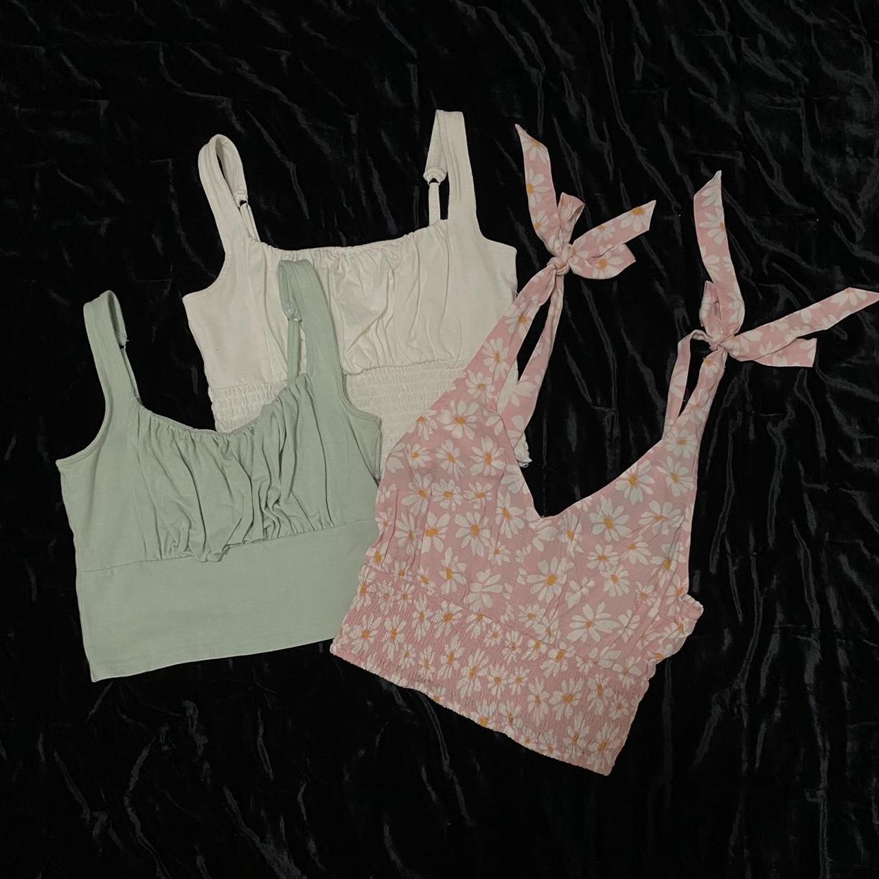 Hollister preppy cropped top bundle 3 Hollister... - Depop