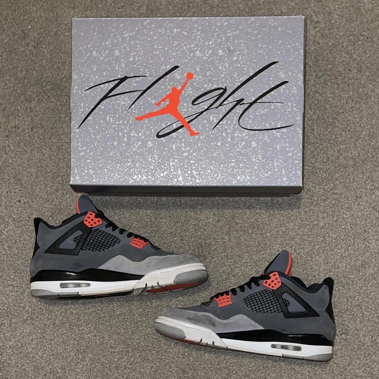 Jordan 4 Infrared | Size 9UK | 9/10 condition Dm... - Depop