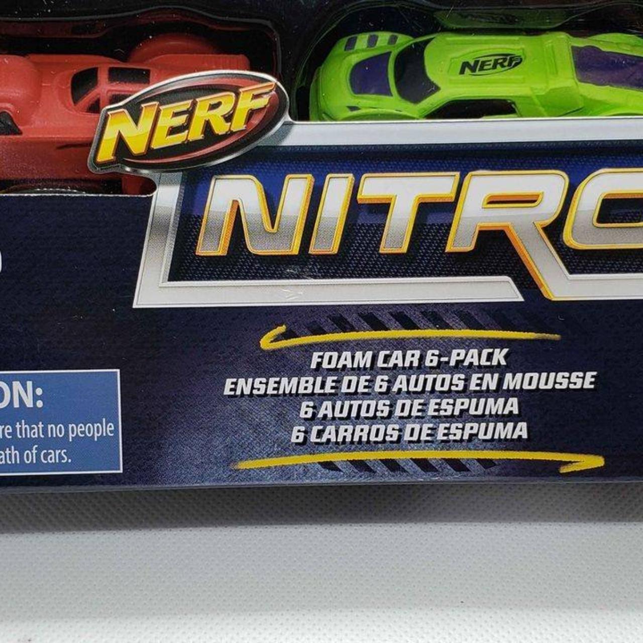 Nerf Nitro Toy Cars 6 pack Foam Cars 5+ BRAND... - Depop