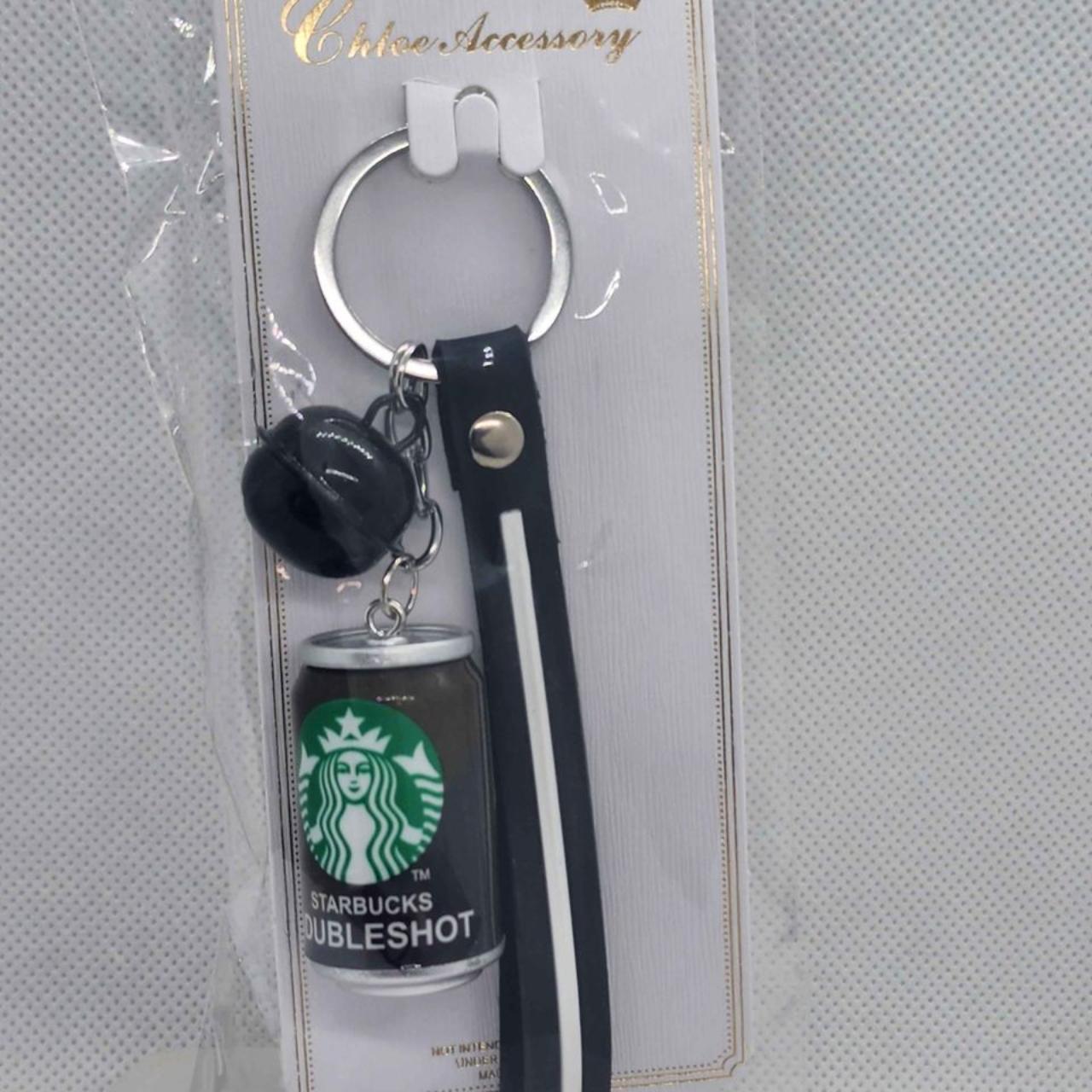 Brand NEW STARBUCKS Design KEYCHAIN 1 piece Can... - Depop